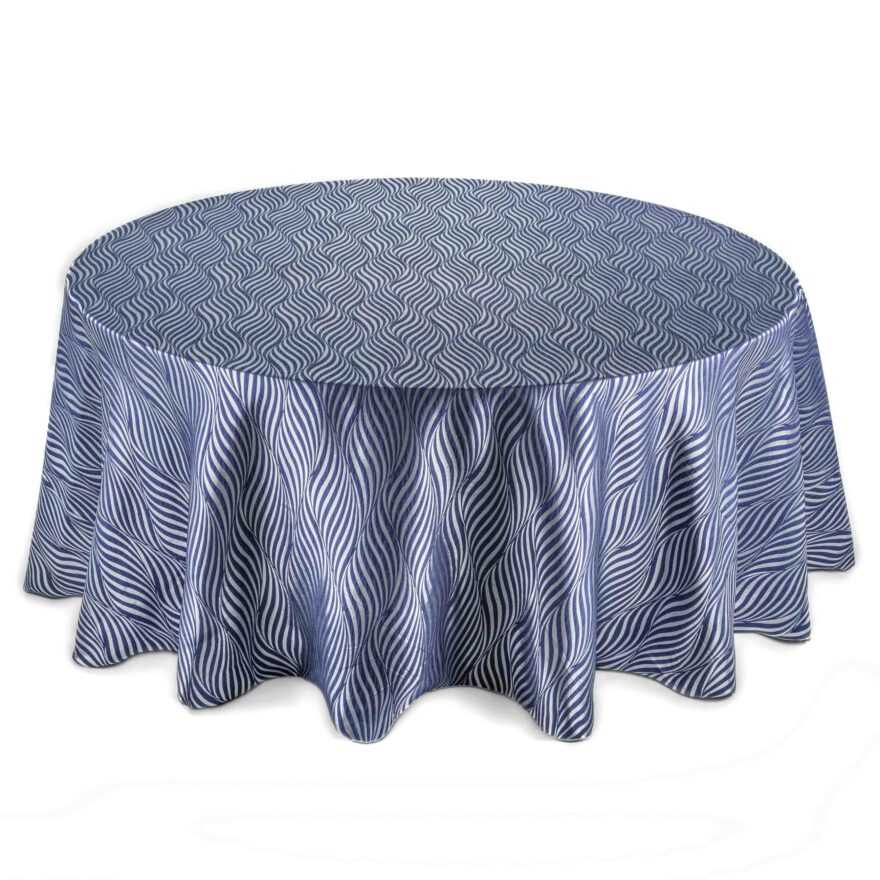 Navy & Silver Morocco - Over The Top