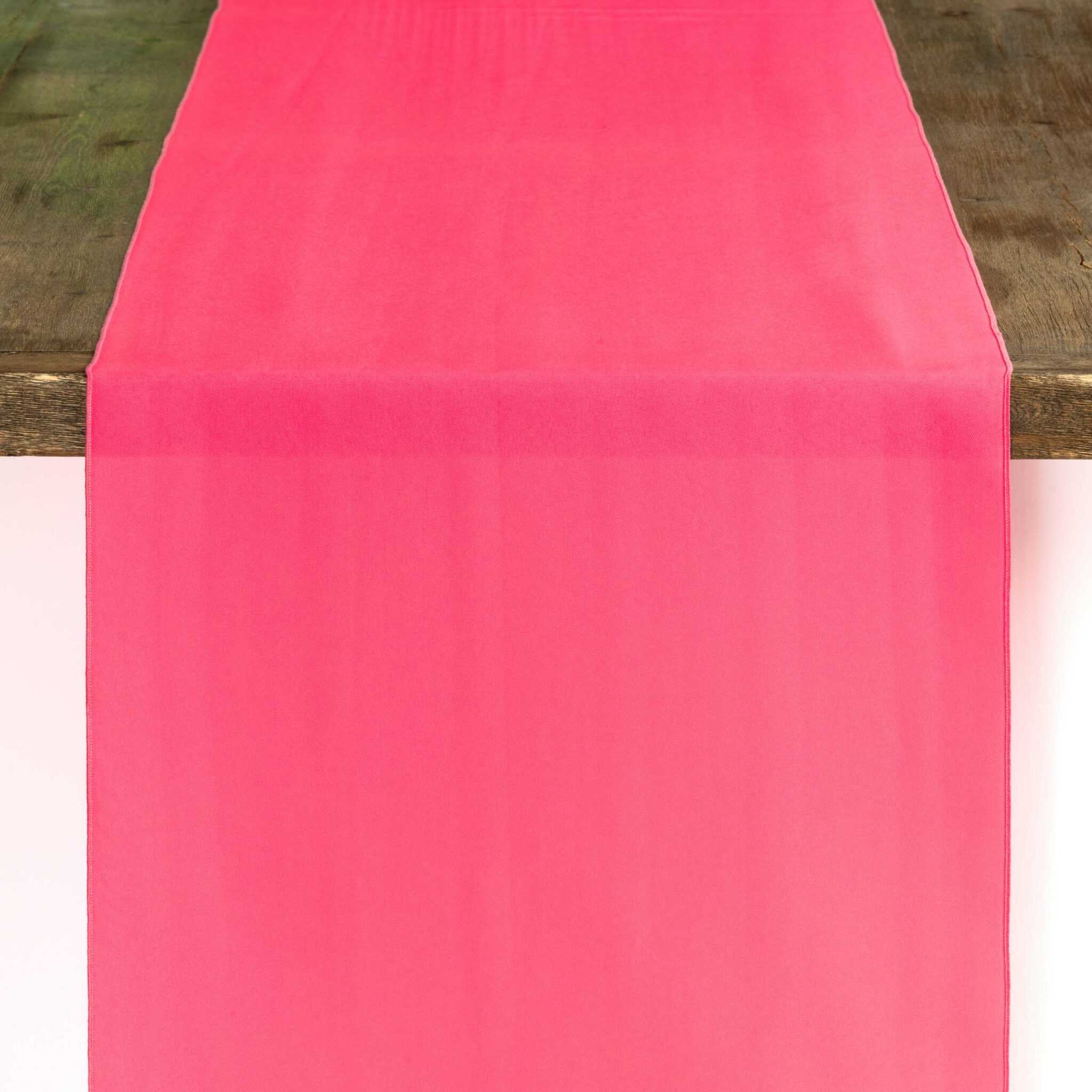 Neon Pink Solid Runner - Over The Top