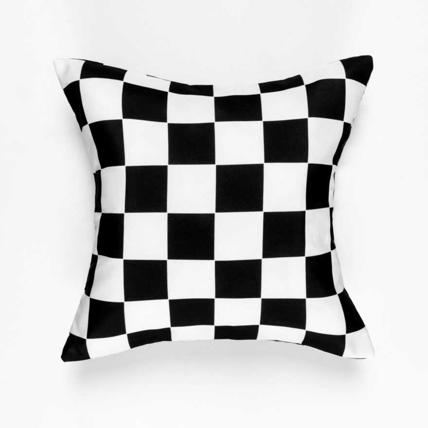Racing Check Pillow - Over The Top