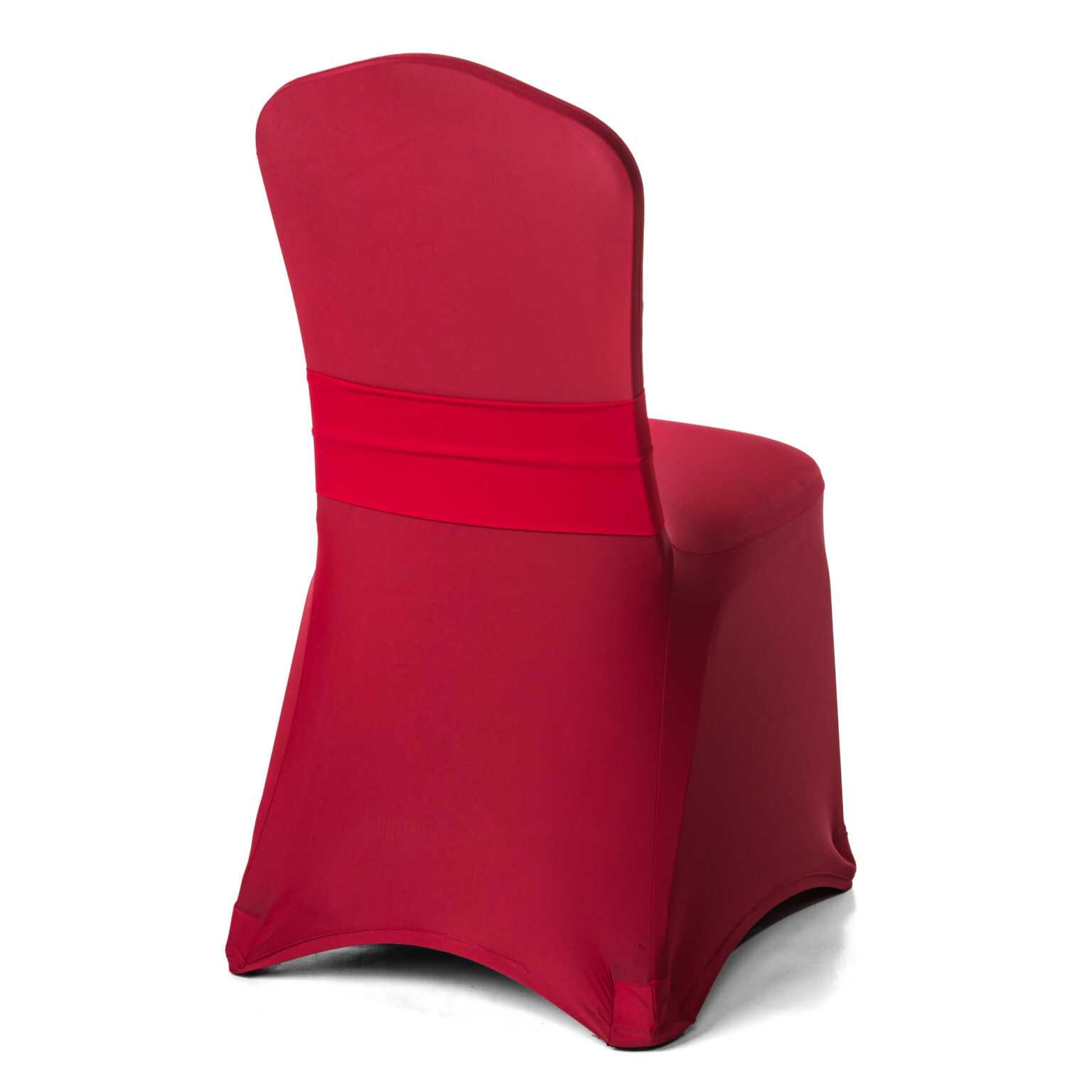 Red Spandex Chair Cover - Over The Top