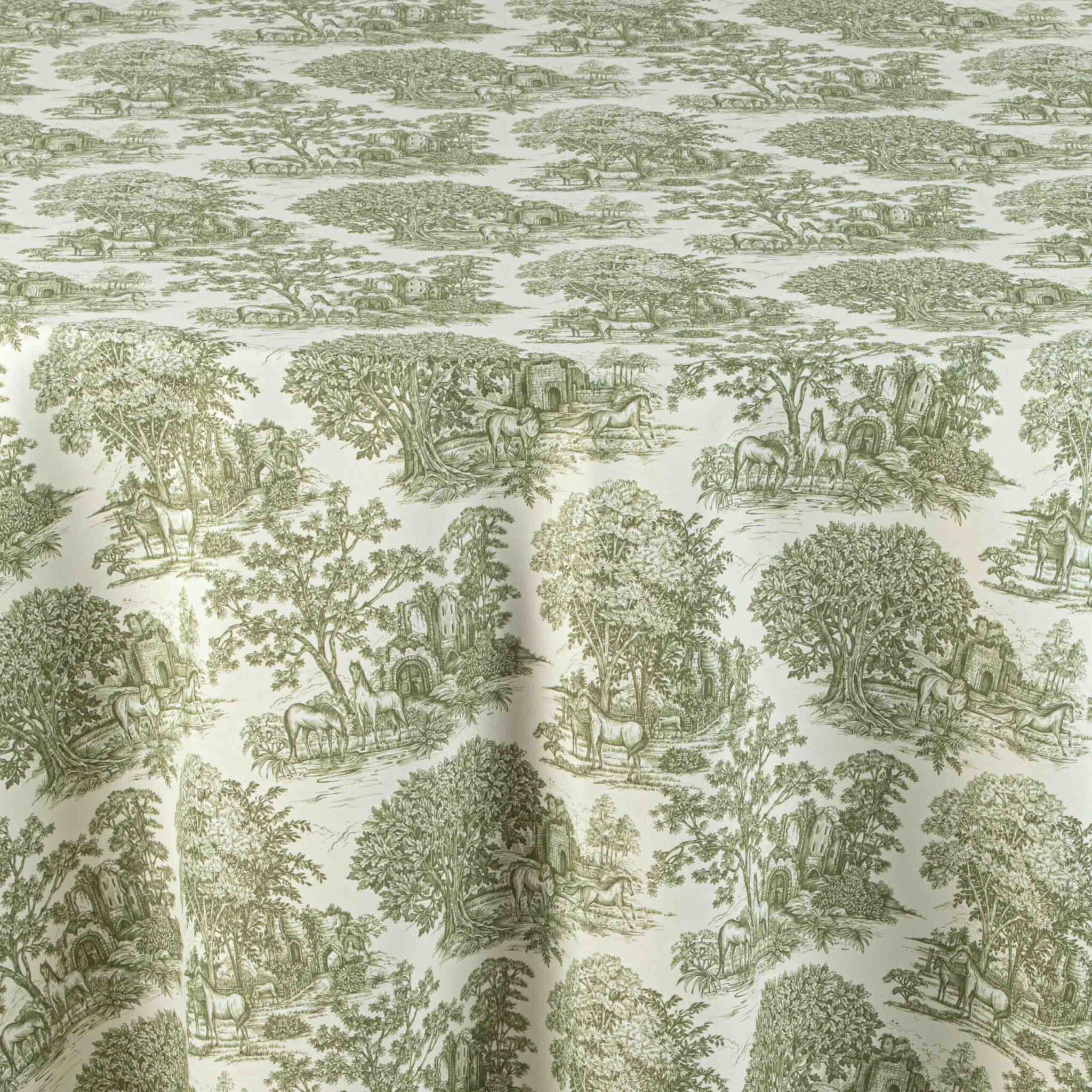 Green Countryside Toile - Over The Top