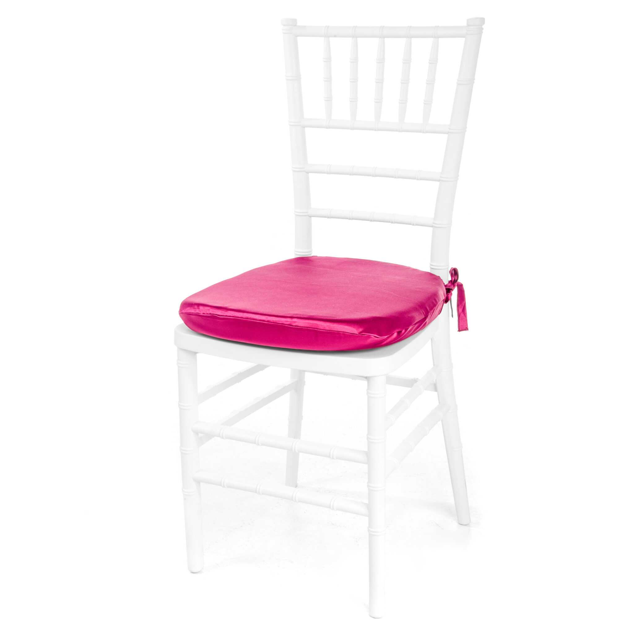 Raspberry Lamour Chair Pad - Over The Top