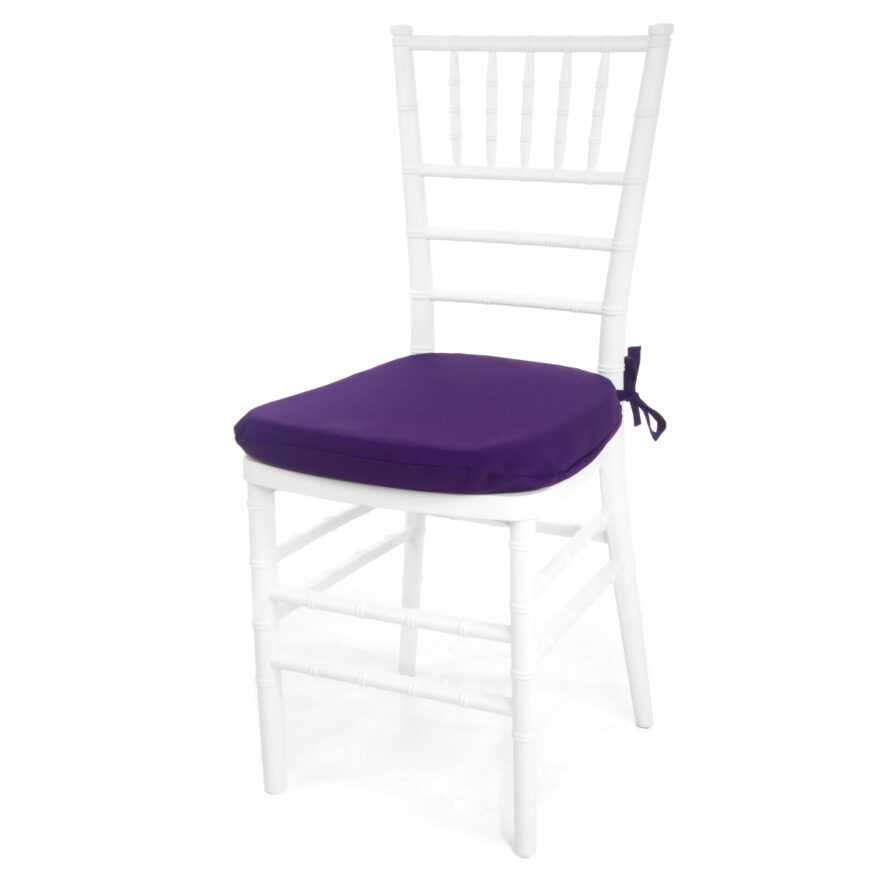 Purple Solid Chair Pad - Over The Top