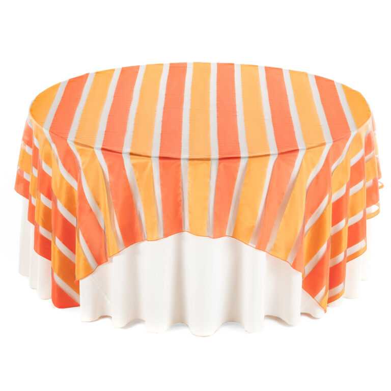 Orange Sheer Stripe - Over The Top