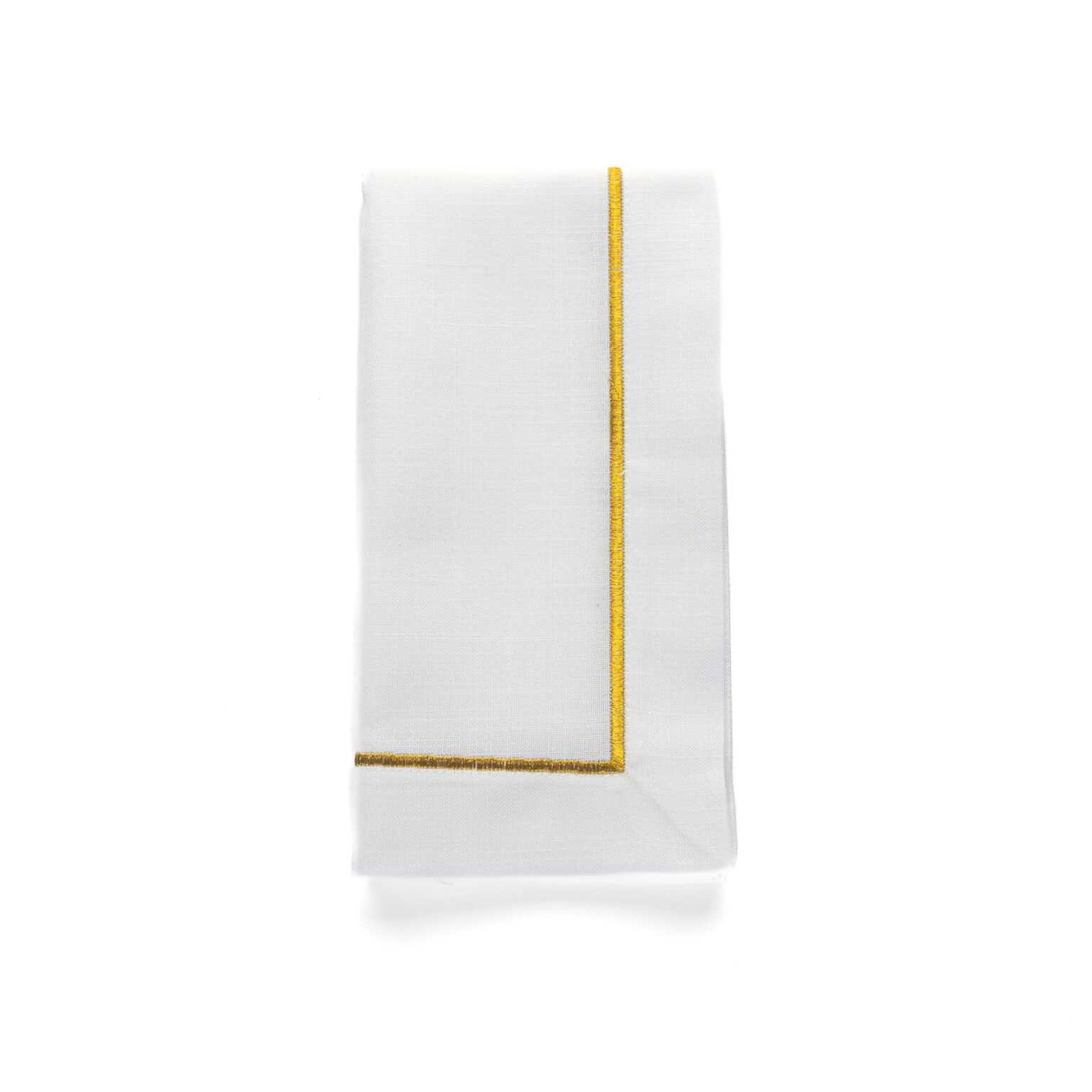 Gold Metal Line Napkin - Over The Top