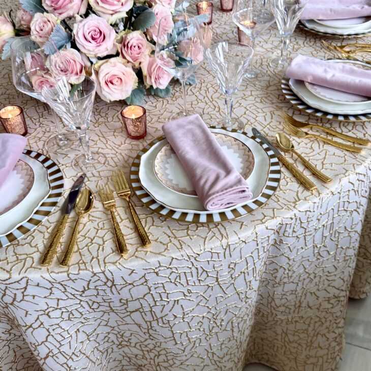 Ivory & Gold Iced - Over The Top